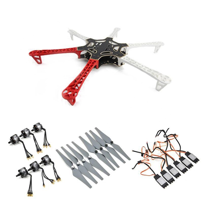 F550 ARF Kit (With motors, ESC, Props) - Mundo RC Tienda de Drones