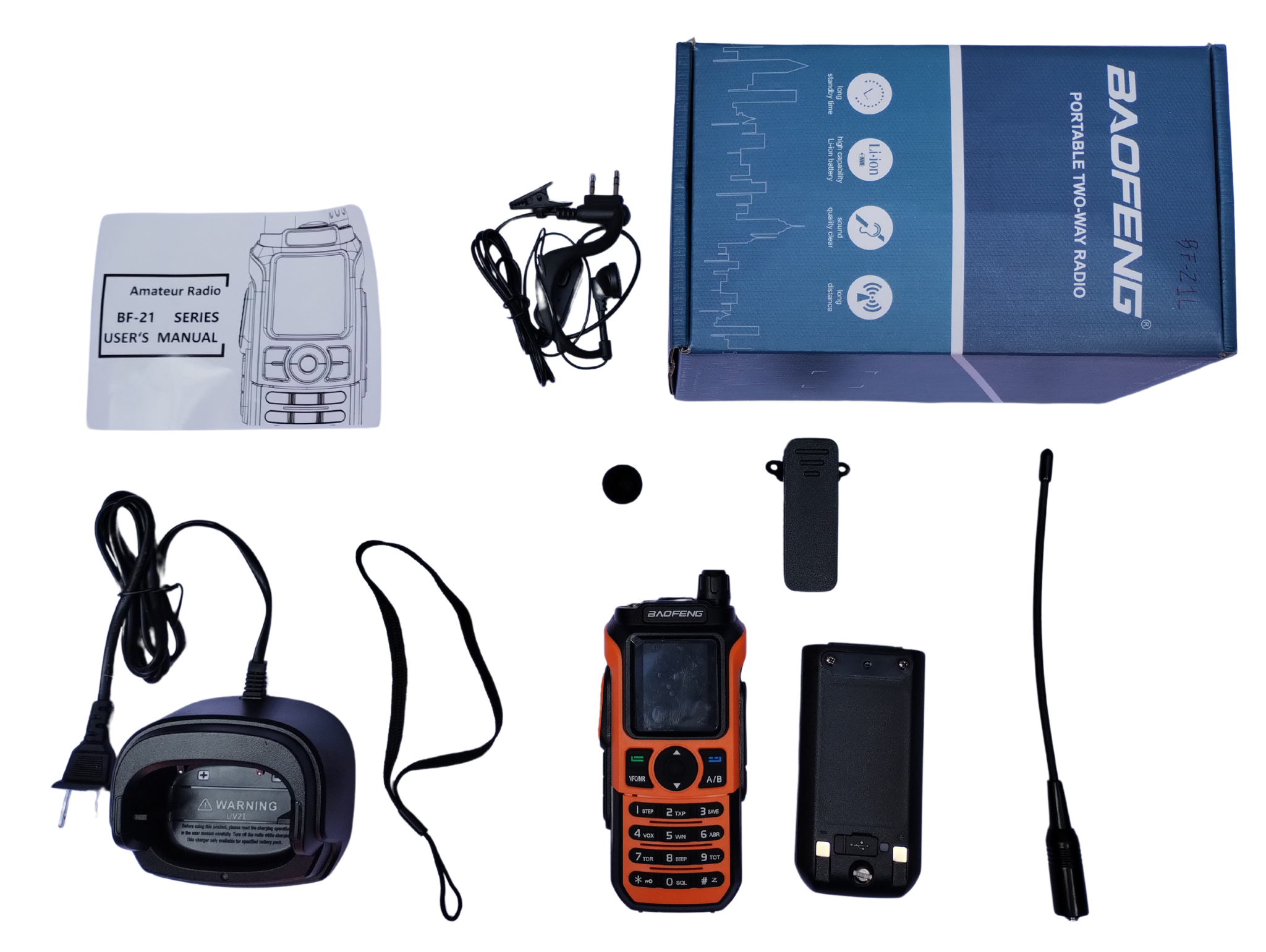 Baofeng UV 21 Pro Wireless Copy Frequency Walkie Talkie 16 KM Long Range Waterproof IP45 ...